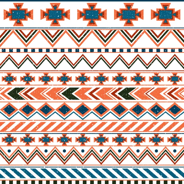 Orange Aztec Pattern Background
