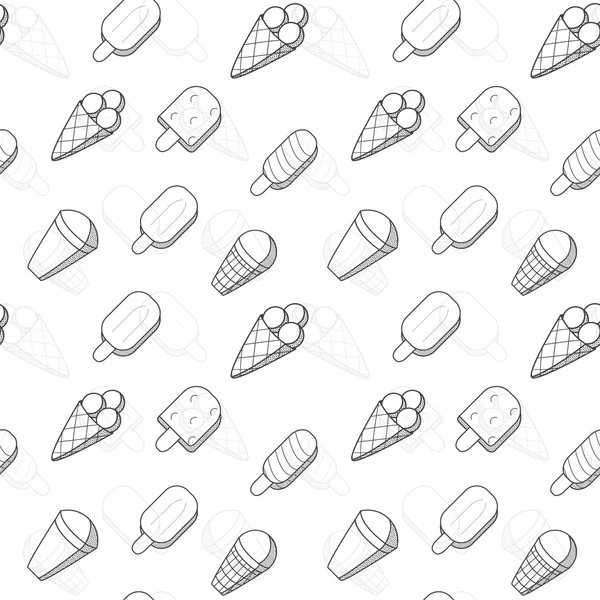 Ice cream pattern Stock Vector Image by ©vvvisual #43393715