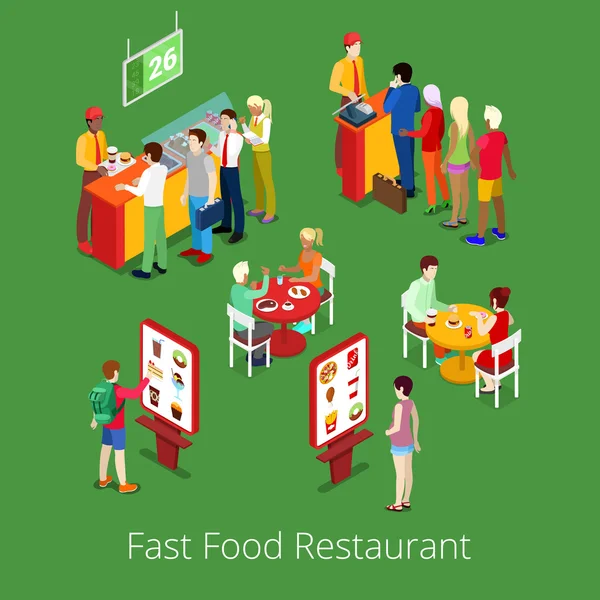 10,409,920 Fast food queue Vector Images | Depositphotos
