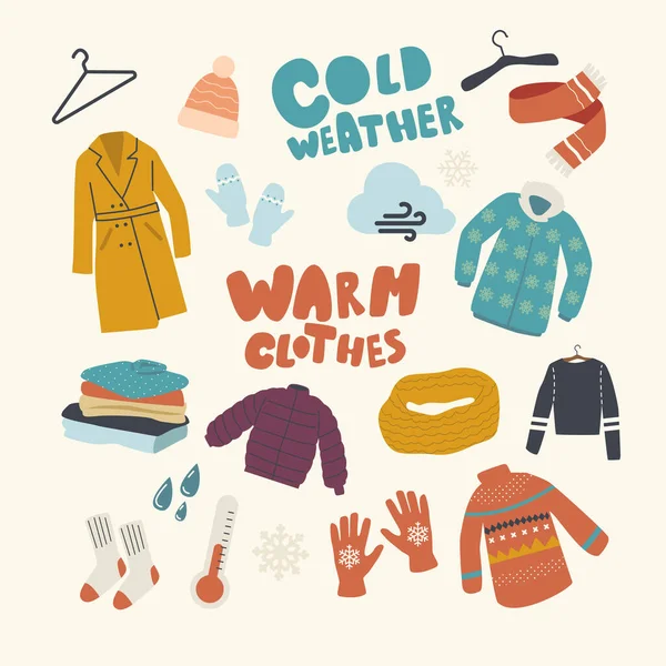 Cold Weather Clothing Clipart