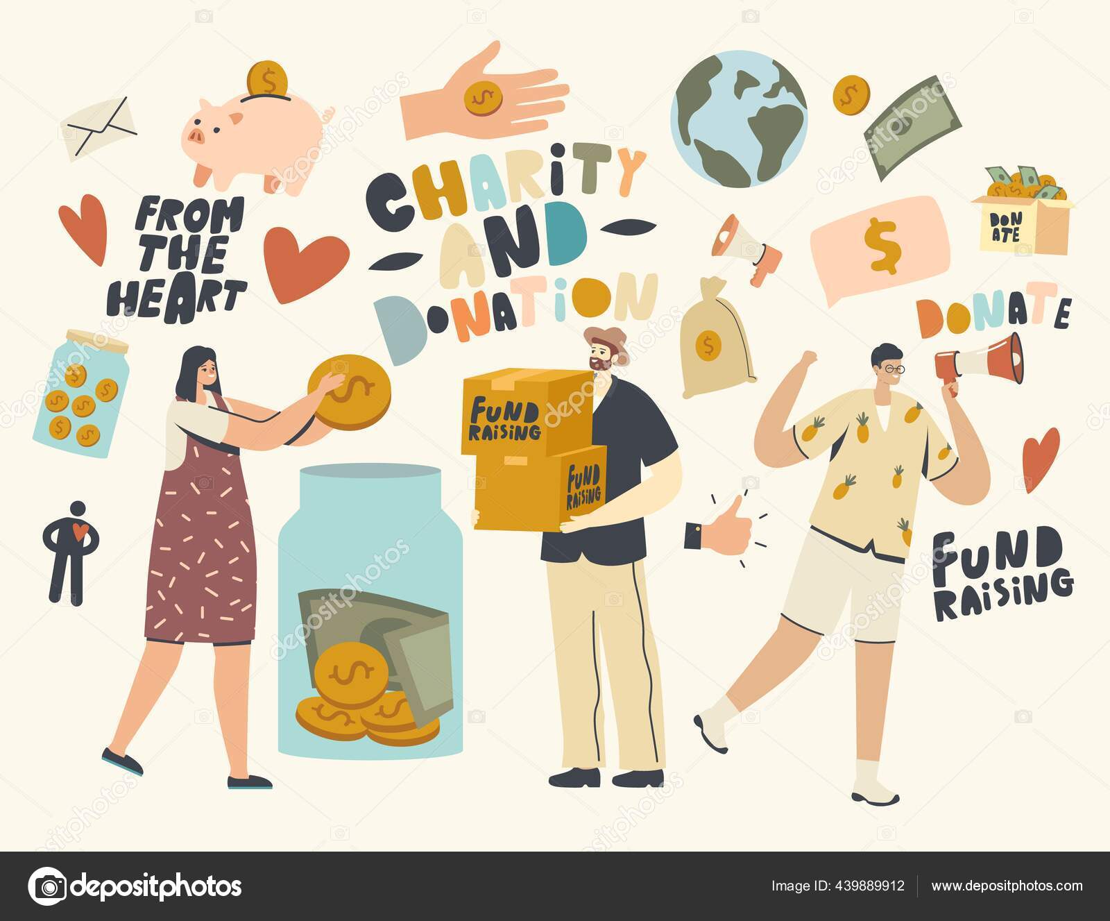 Generous Person Cartoon