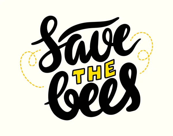Save the bees Vector Art Stock Images | Depositphotos