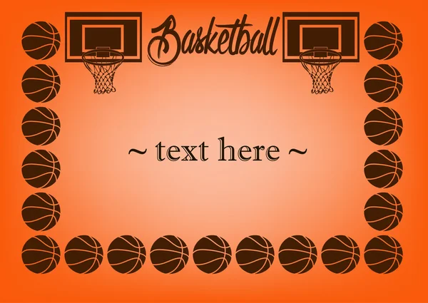 Basketball border Vector Art Stock Images | Depositphotos