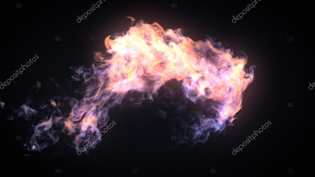 Fire flame bursting in one direction Stock Photo by ©a.horoshun.gmail ...