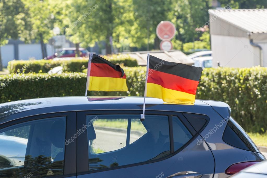 Two german flags on a car – Stock Editorial Photo © thomas_koschnick ...