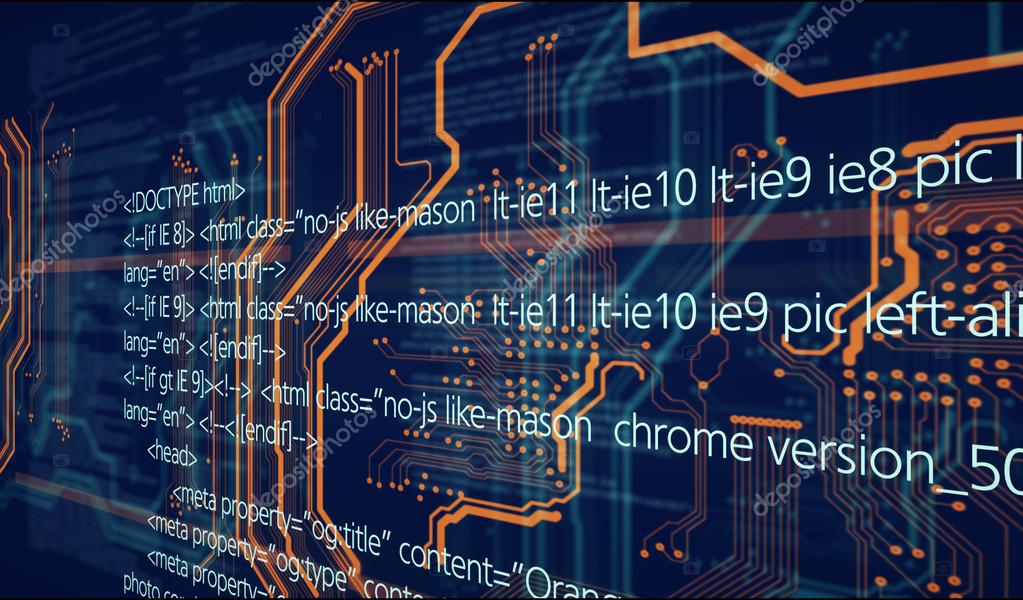 Printed circuit board Stock Photo by ©spainter_vfx 110998632