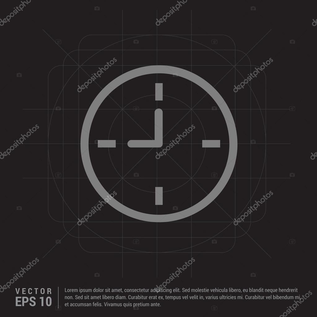 Time, clock icon Stock Vector Image by ©ibrandify #103819124