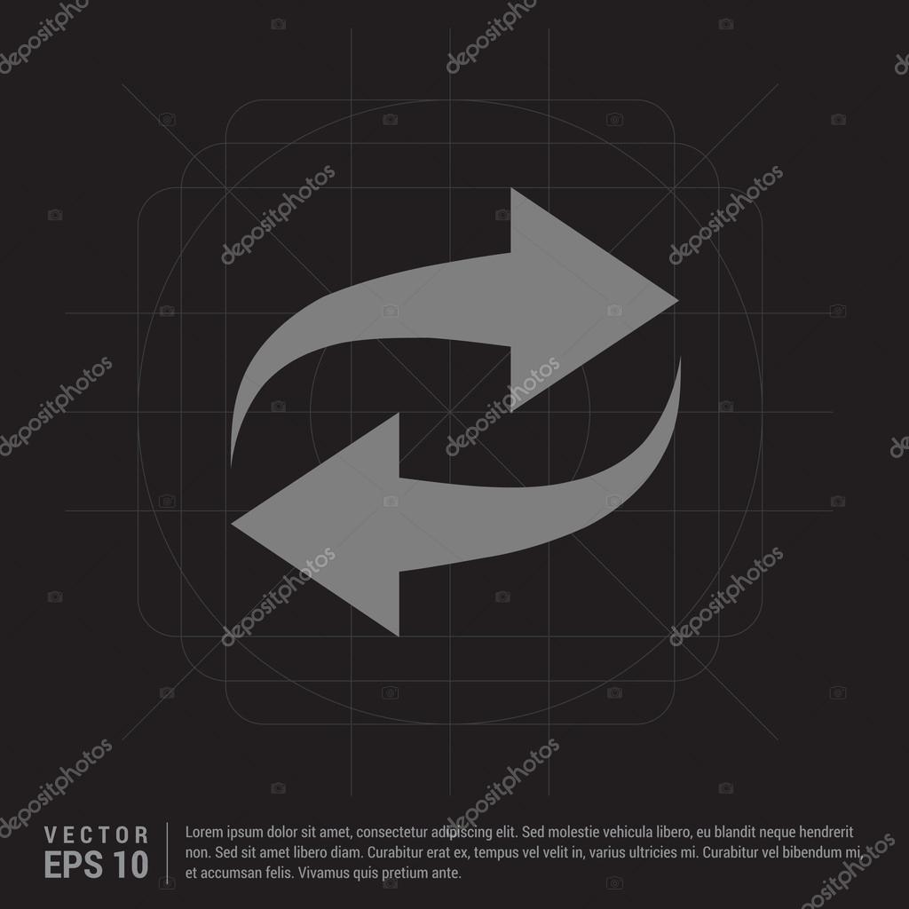 Icono de flecha lateral dos Vector de stock por ©ibrandify 103820628