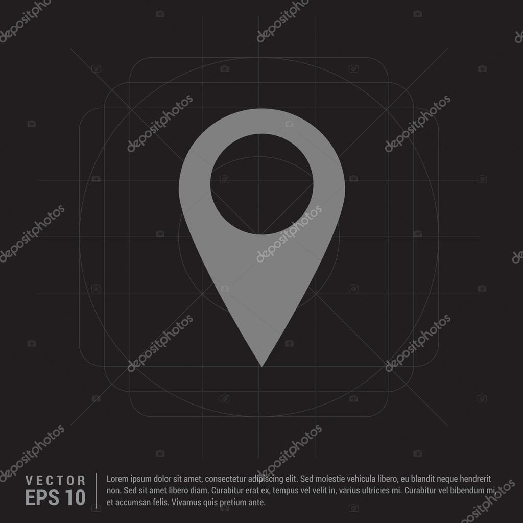 Map pin icon Stock Vector by ©ibrandify 103897156