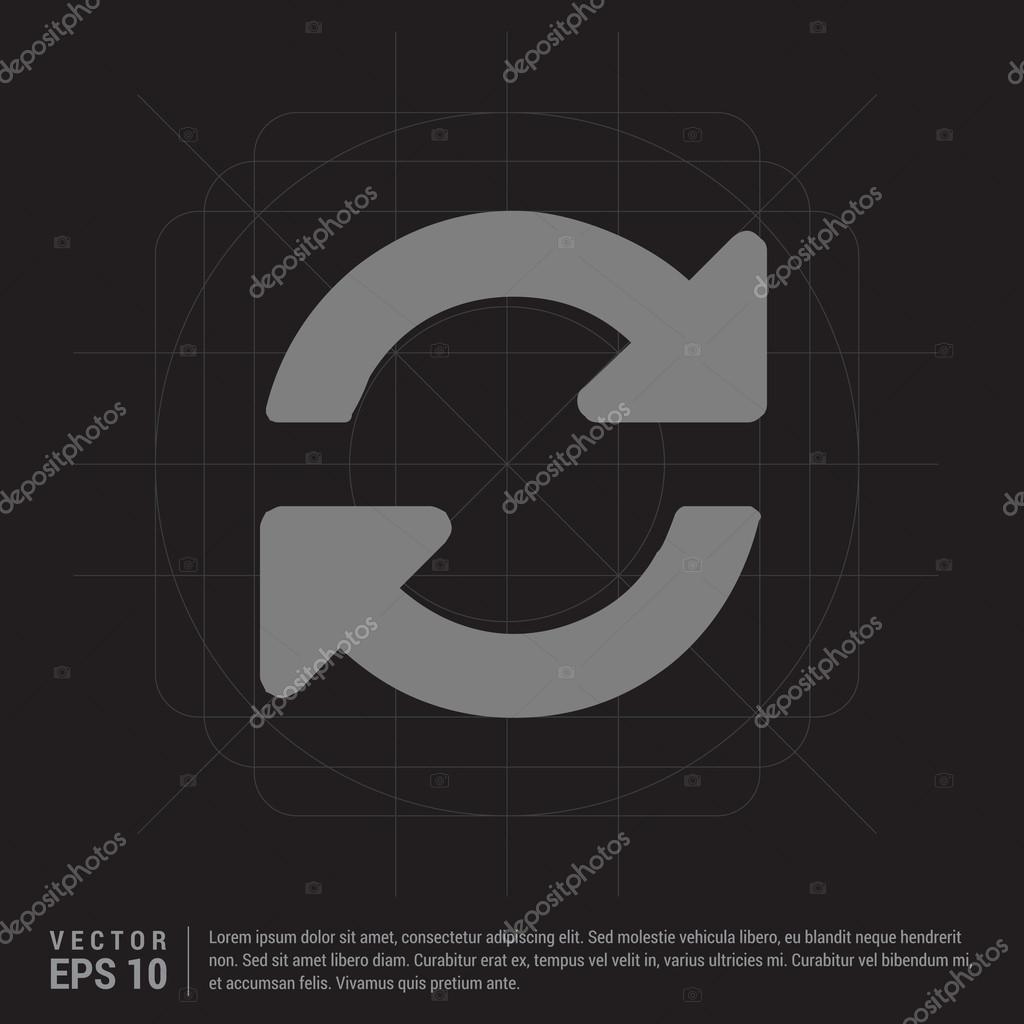 Reload arrows icon Stock Vector Image by ©ibrandify #103916606