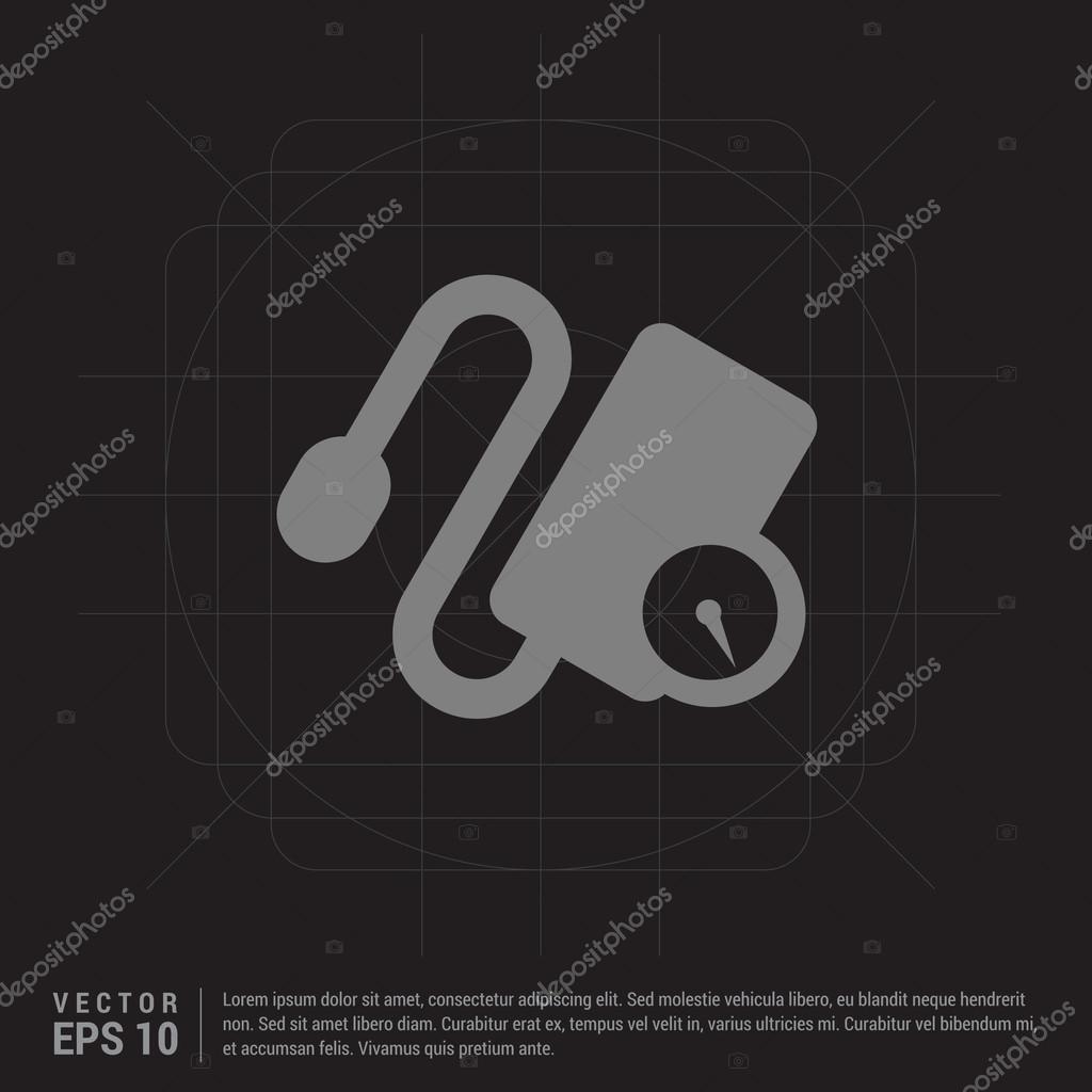 Medical tonometer icon Stock Vector by ©ibrandify 104051852