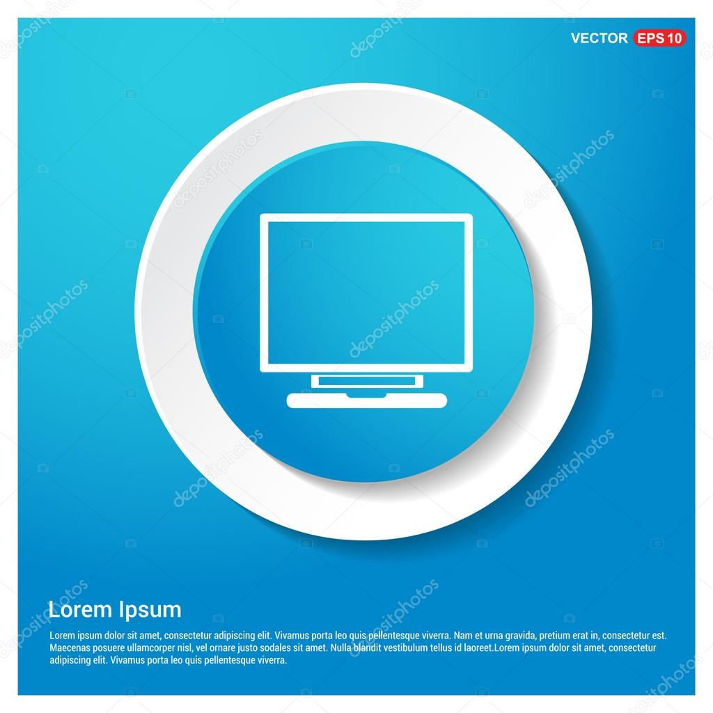 Desktop Computer Icon — Stock Vector © ibrandify #106188948