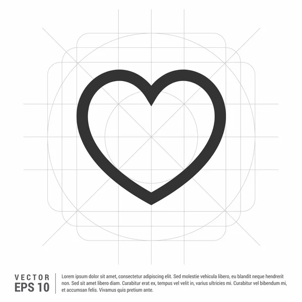 Heart Icon, Flat design style Stock Vector by ©ibrandify 116195734