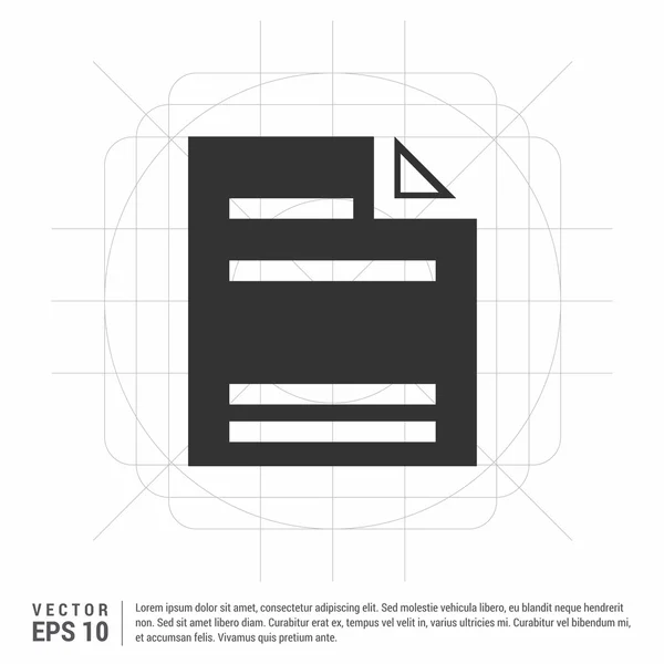 Text document icon Stock Vector by ©ibrandify 106268522