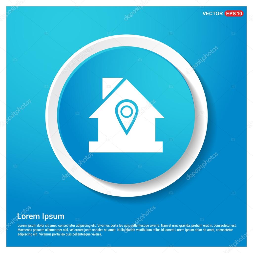Emplacement de la maison Icône Vecteur par ©ibrandify 106272124