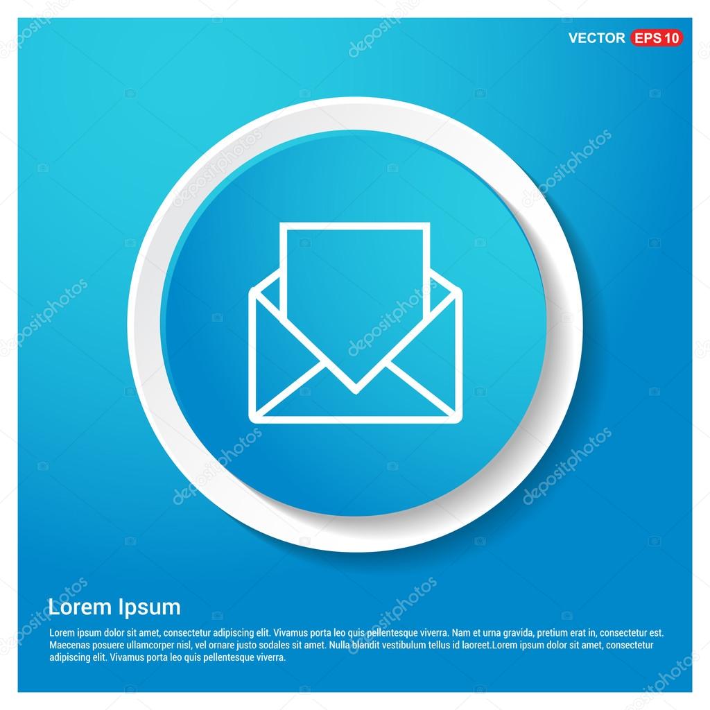Mail envelope icon Stock Vector by ©ibrandify 106274902