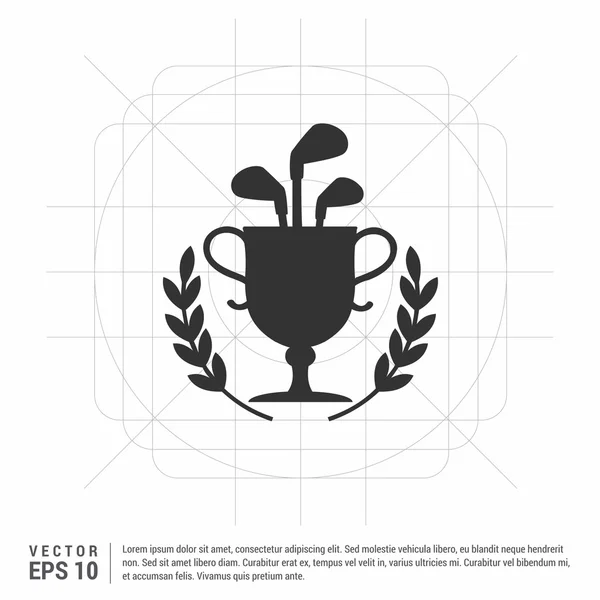 Golf trophy Vector Art Stock Images | Depositphotos