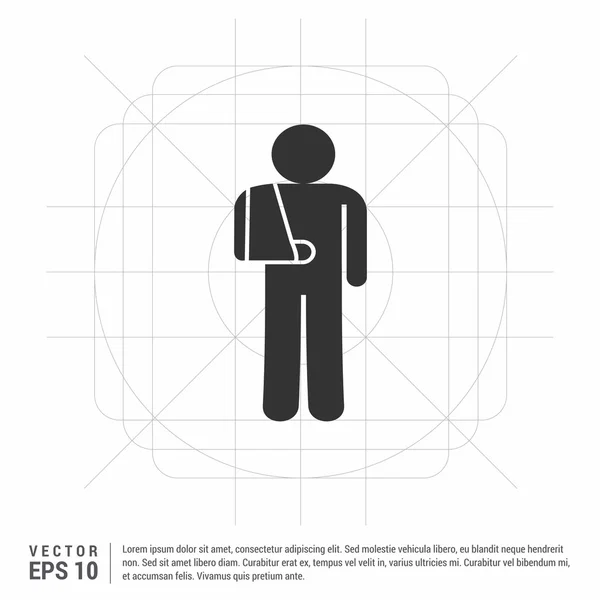 The injured person Vector Art Stock Images | Depositphotos