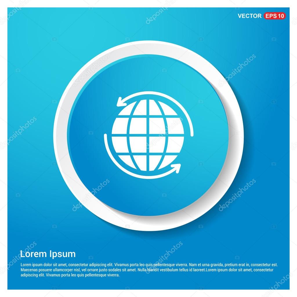 Worldwide service icon — Stock Vector © ibrandify #106292408