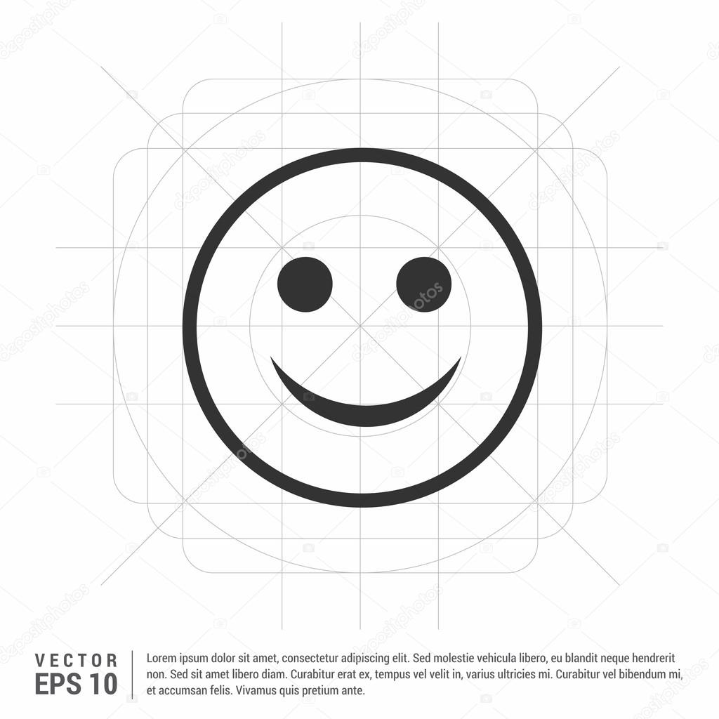 Happy smiley icon Stock Vector by ©ibrandify 106293970