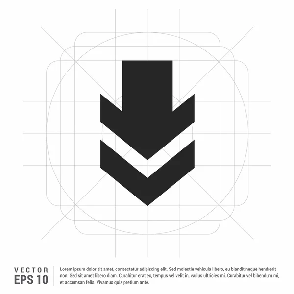 Down arrow icon Stock Vector by ©ibrandify 106225830