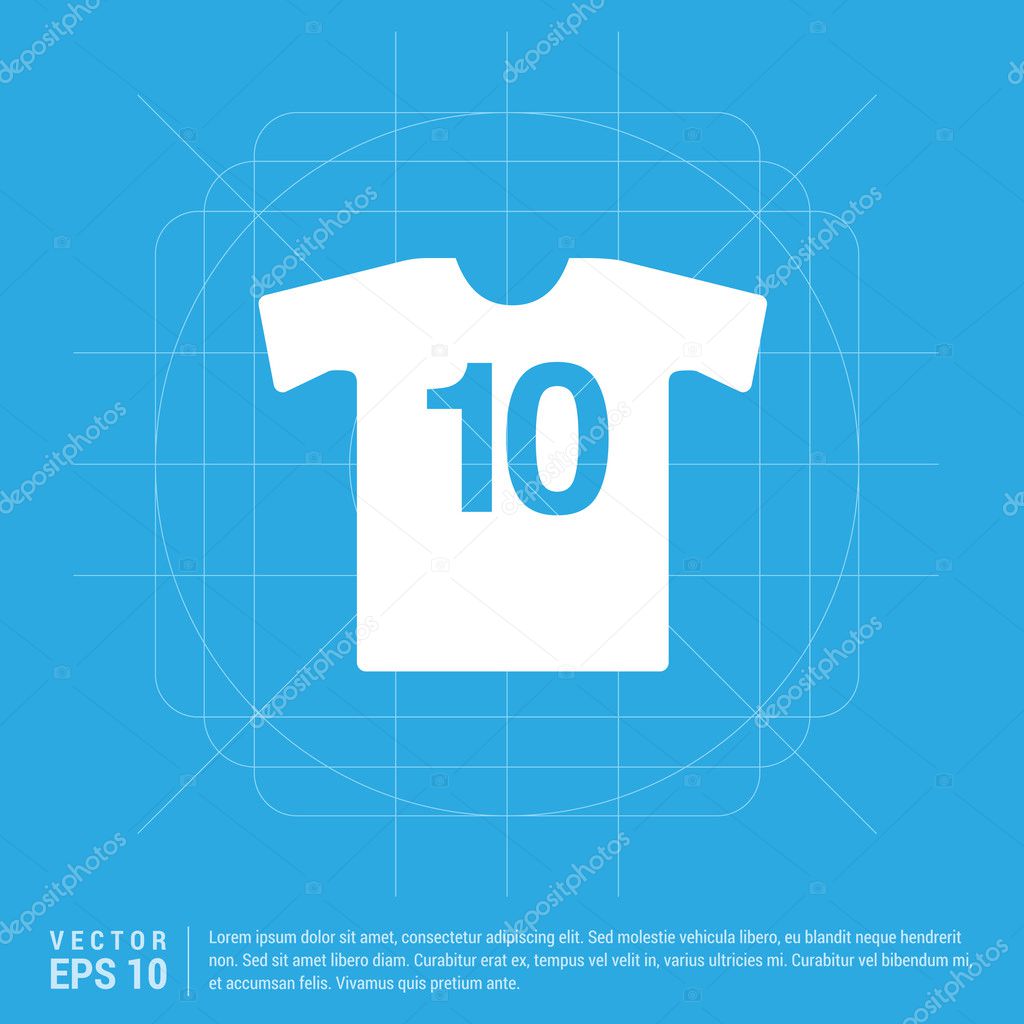 Camisa de fútbol icono Vector de stock #109544406 de ©ibrandify