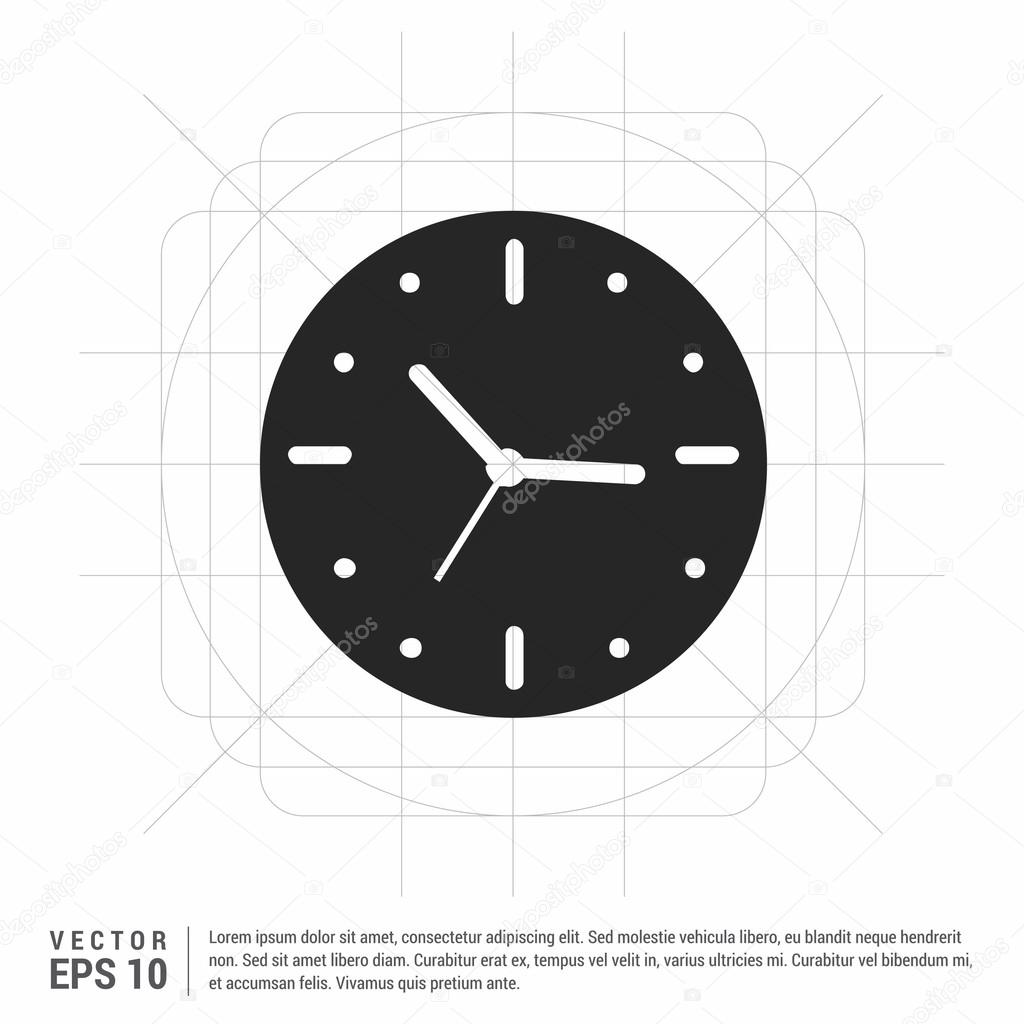Reloj, icono de tiempo Vector de stock #109545550 de ©ibrandify