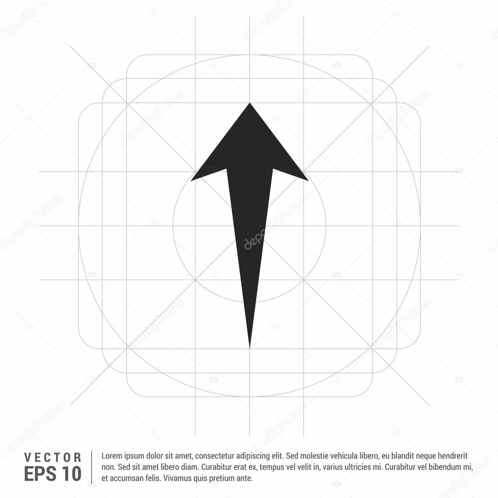 Up arrow icon Stock Vector by ©ibrandify 109546634