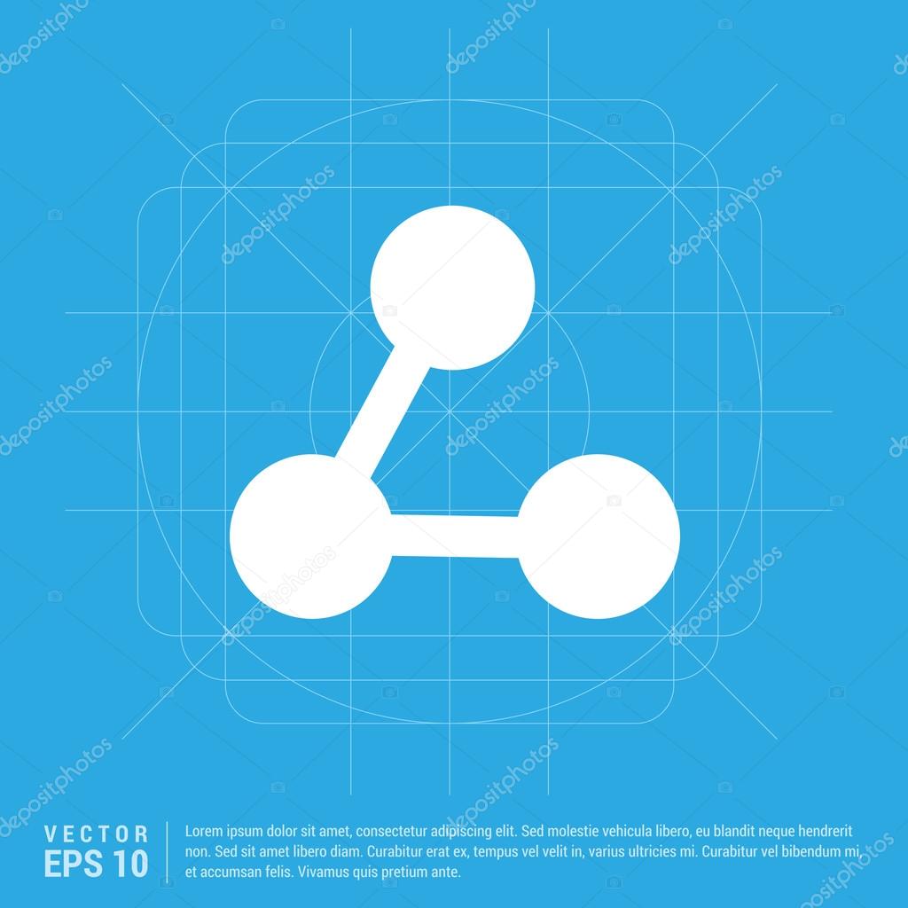 Chemical compound icon Stock Vector by ©ibrandify 109547602