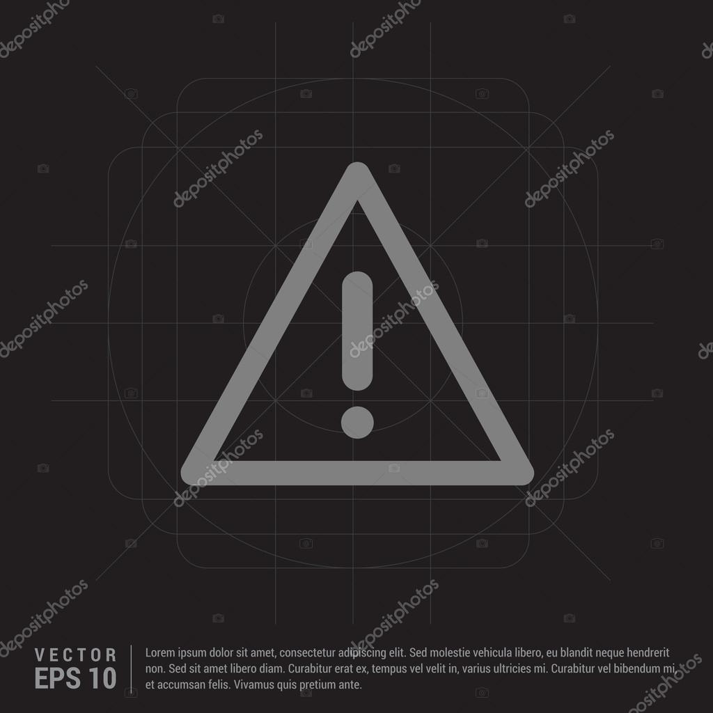 Warning sign icon Stock Vector by ©ibrandify 116168100
