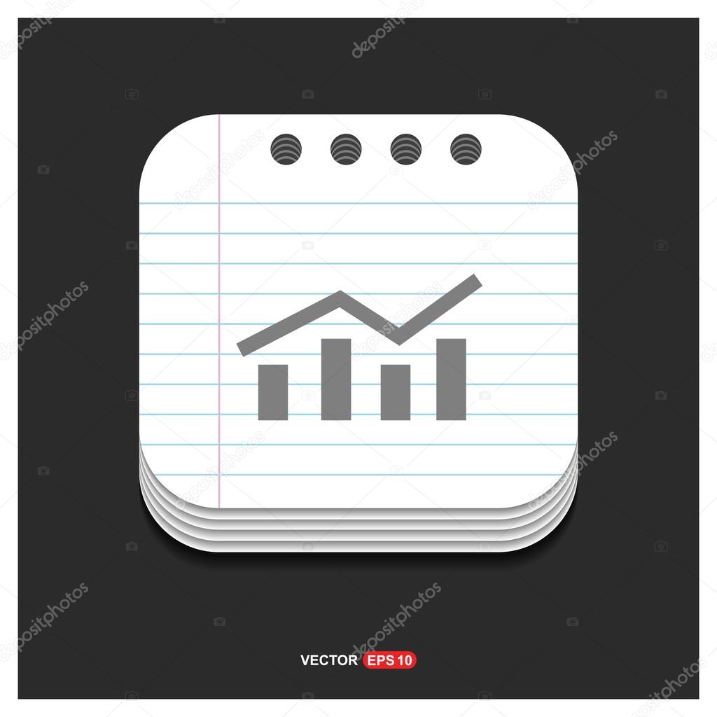 Progress chart Icon. Stock Vector by ©ibrandify 116176050 Progress chart Icon. Stock Vector by ©ibrandify 116176050