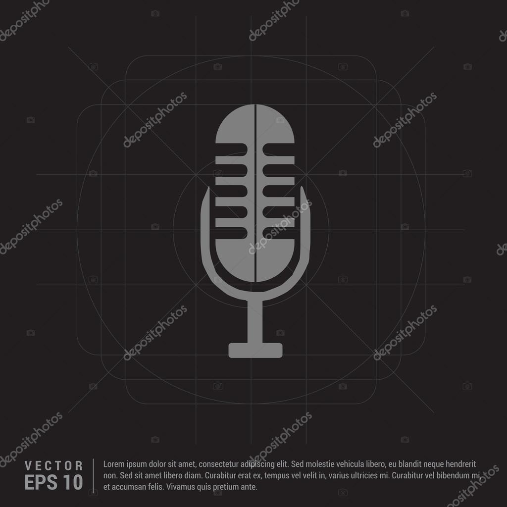 Pictogram microphone icon Stock Vector Image by ©ibrandify #116183282