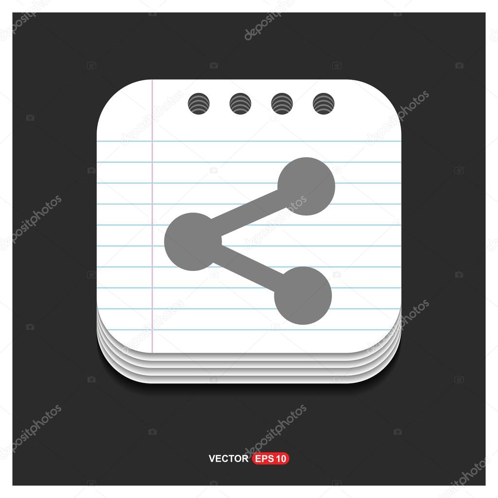 Network, share icon Stock Vector Image by ©ibrandify #116183600