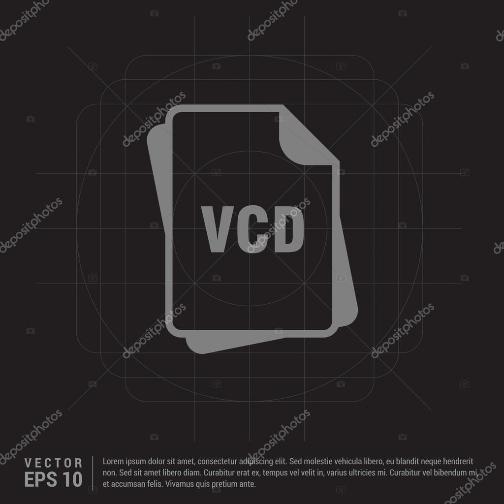 VCD file format icon Stock Vector Image by ©ibrandify #116187700
