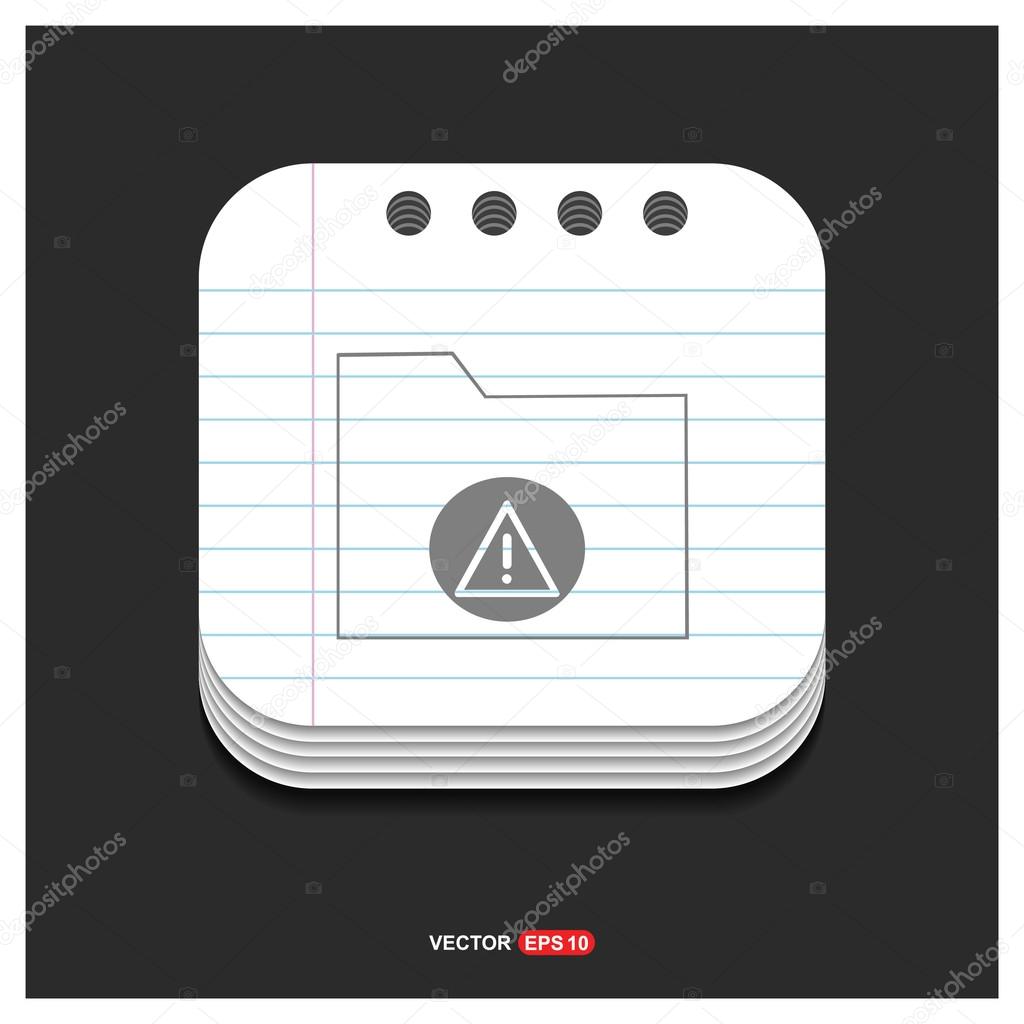 Ikon folder data Vektor Stok oleh ©ibrandify 116189690