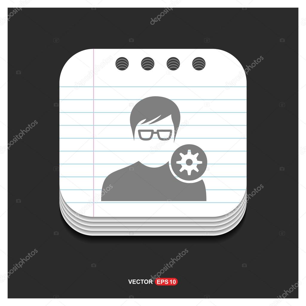 Admin user Icon Stock Vector by ©ibrandify 116197520