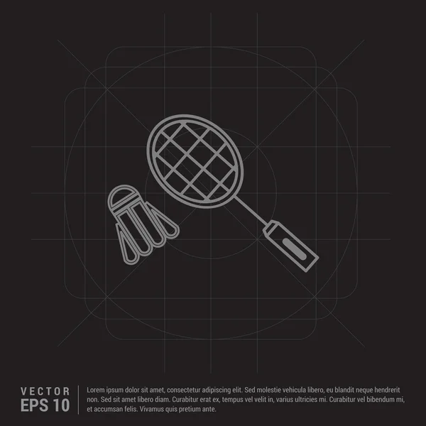 Badminton racket icon Stock Vector by ©ibrandify 103904786