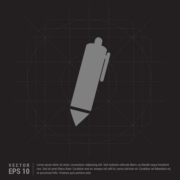 Writing pen icon Stock Vector by ©ibrandify 116209710