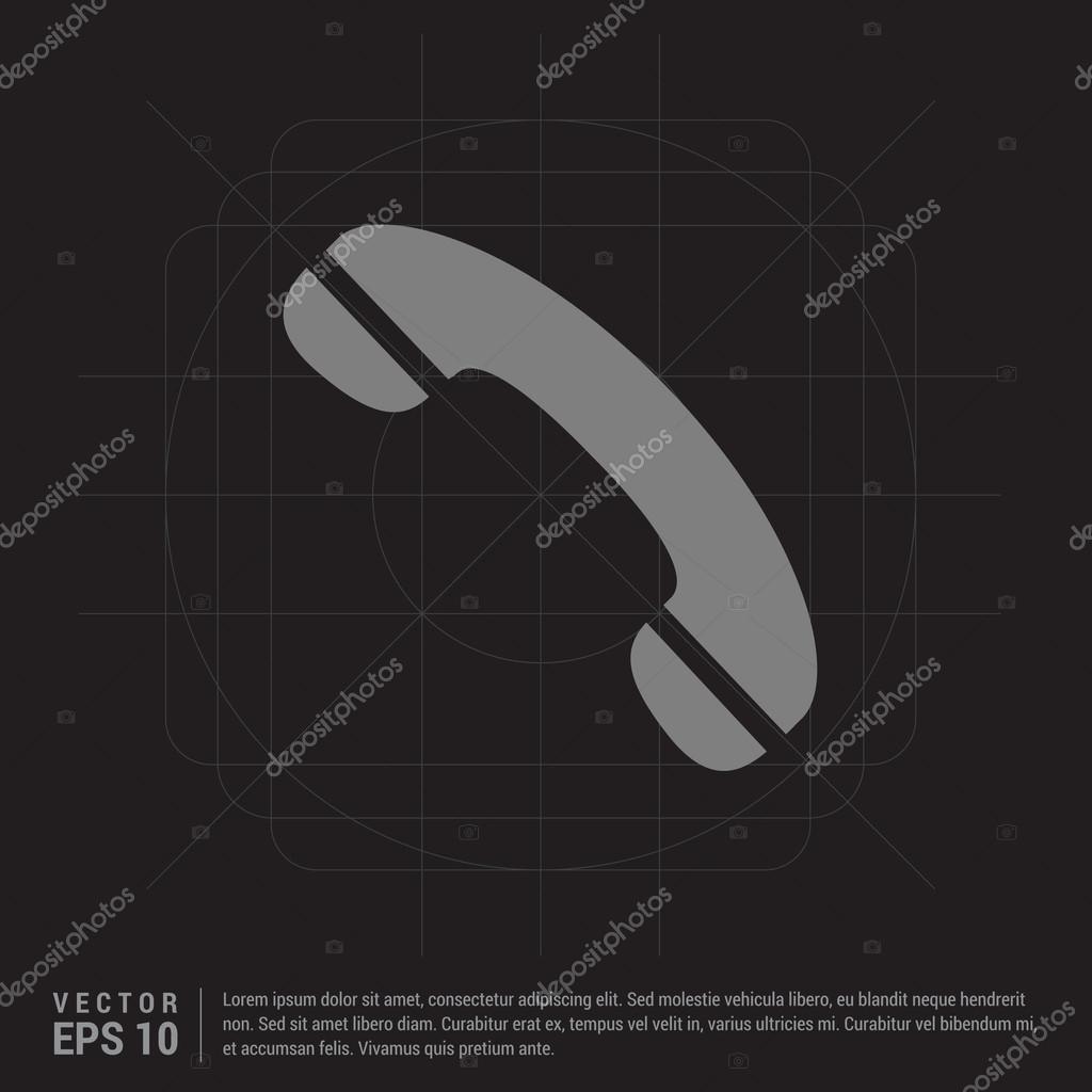 Image vectorielle Icône de pictogramme de téléphone par ©ibrandify ...