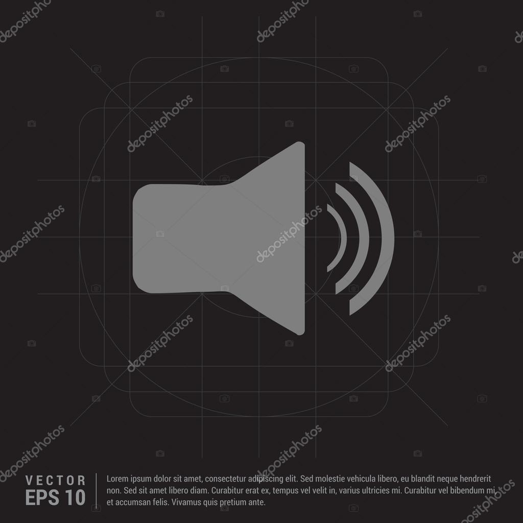 Sound volume icon Stock Vector by ©ibrandify 116200920