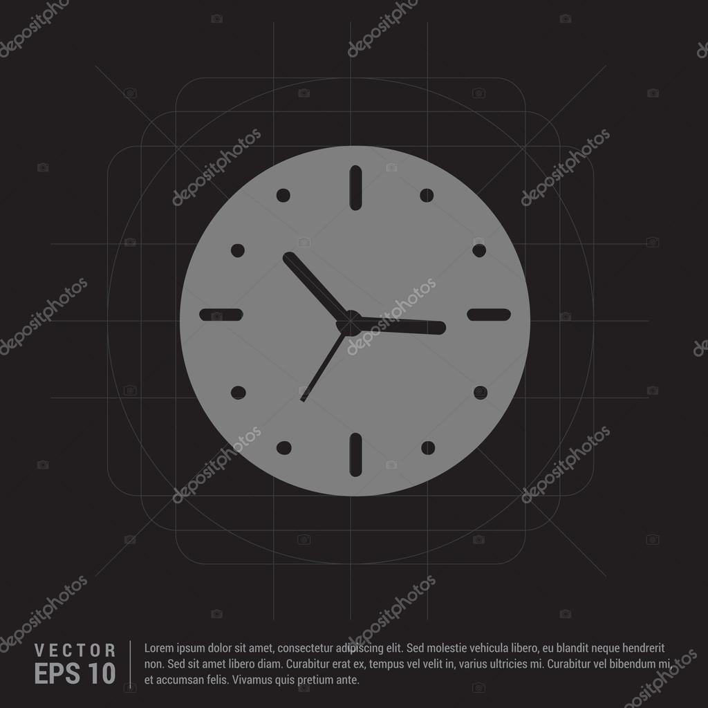 Icono del reloj. Icono de tiempo Vector de stock por ©ibrandify 116204888