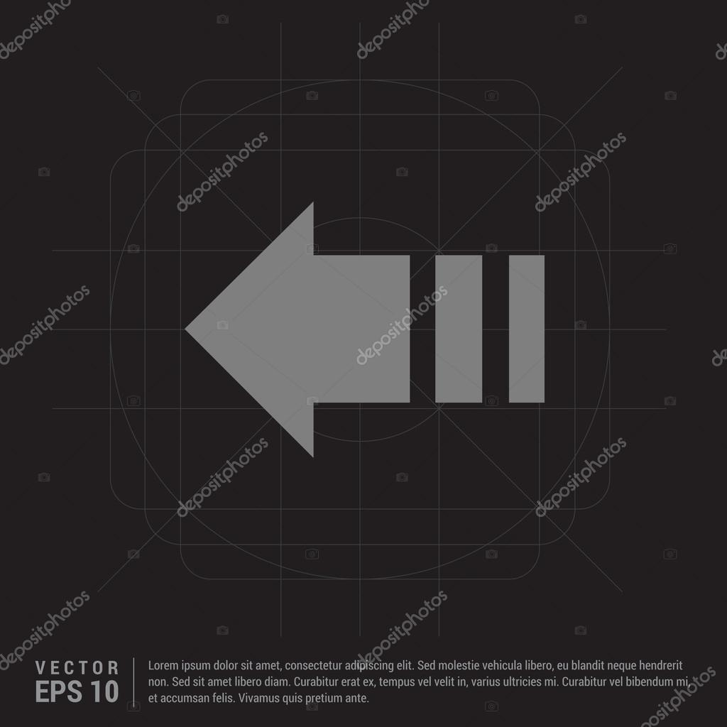 Ikon panah belakang . Vektor Stok oleh ©ibrandify 116205140