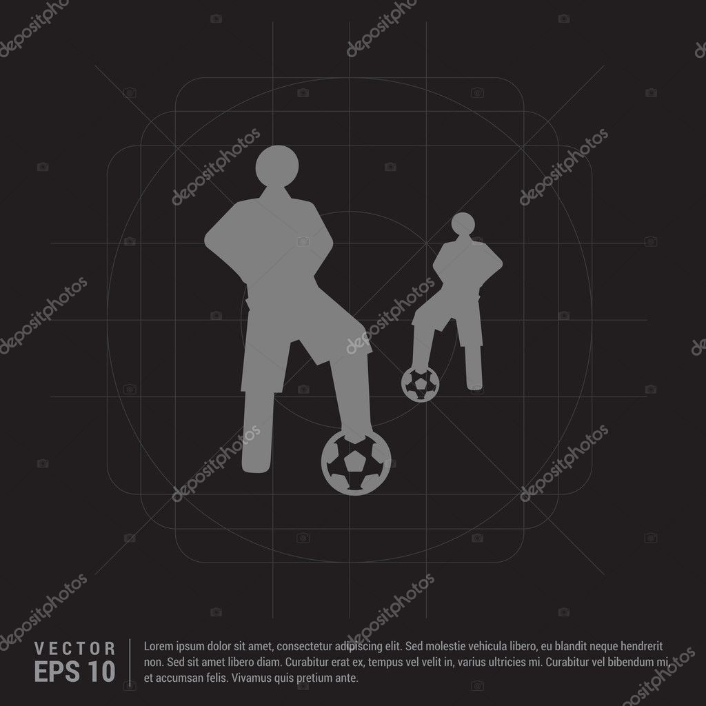 Icono jugadores de fútbol Vector de stock #116208640 de ©ibrandify