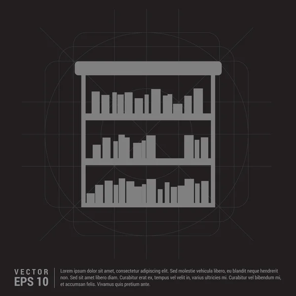 Books on shelves Vector Art Stock Images | Depositphotos