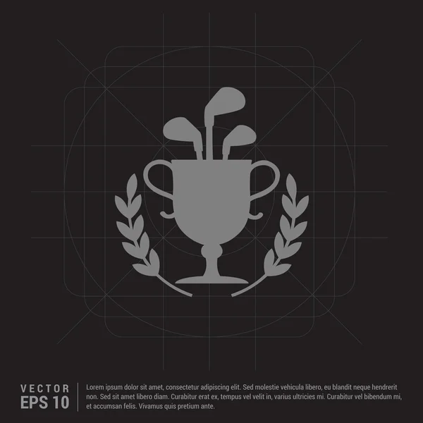 Golf trophy Vector Art Stock Images | Depositphotos