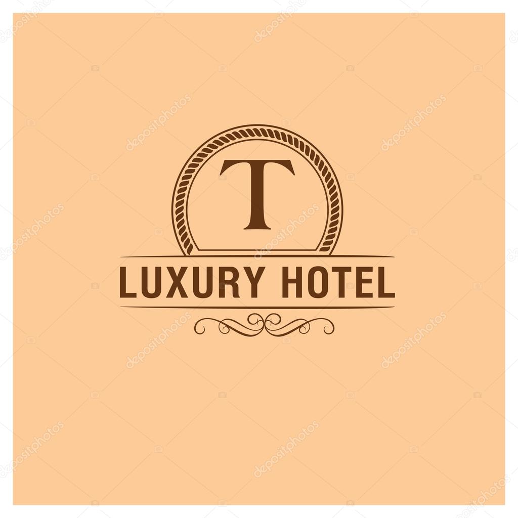 Luxury Hotel Logo with letter T Stock Vector Image by ©ibrandify #93232176