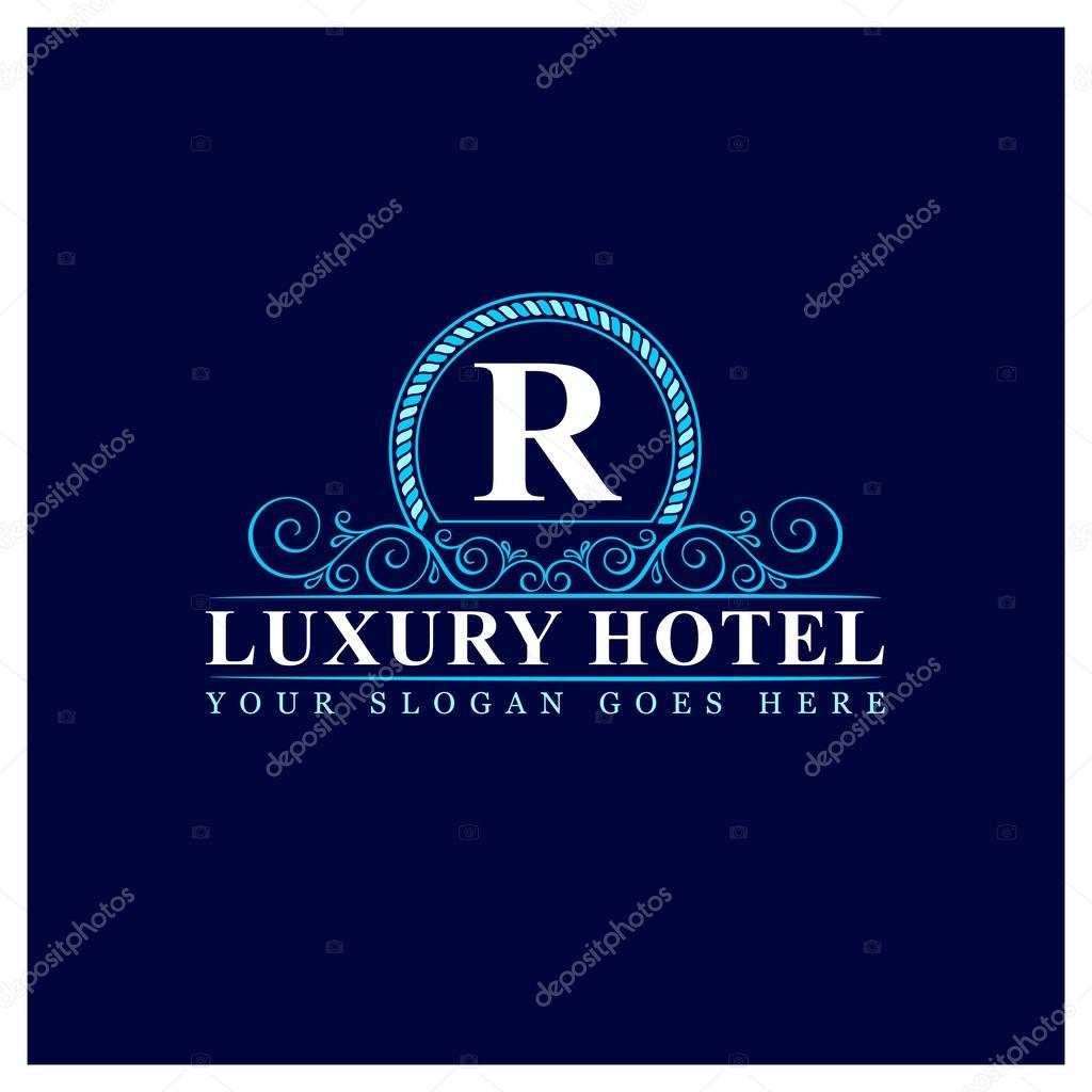 Luxury Hotel Logo with letter R Stock Vector Image by ©ibrandify #93234738