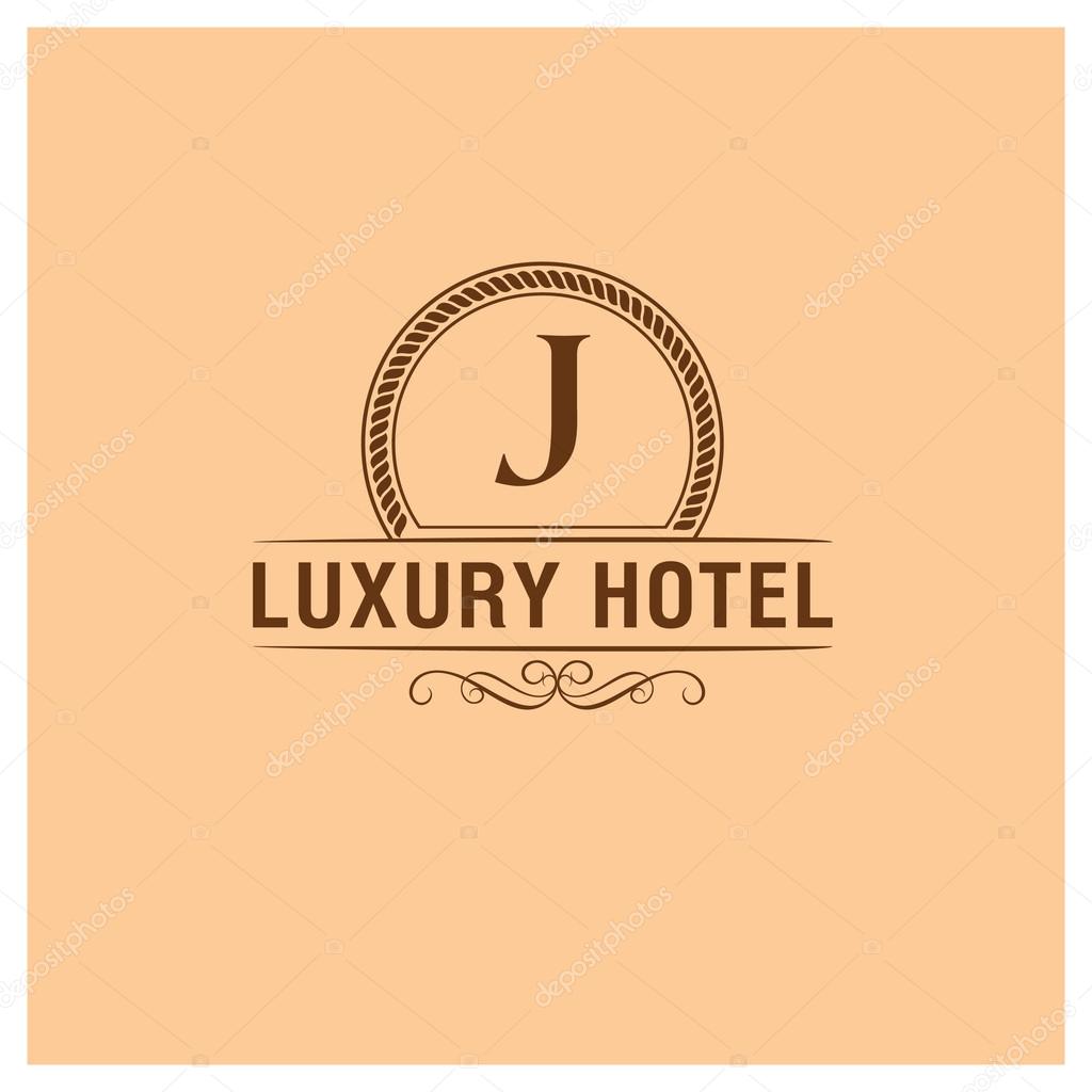 Luxury Hotel Logo with letter J Stock Vector Image by ©ibrandify #93236342