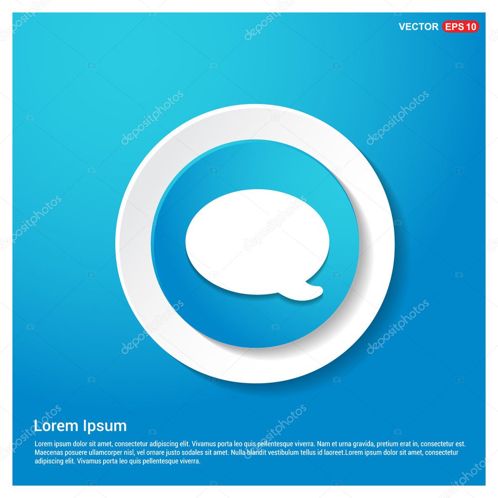 Speech bubble icon Stock Vector by ©ibrandify 93243202
