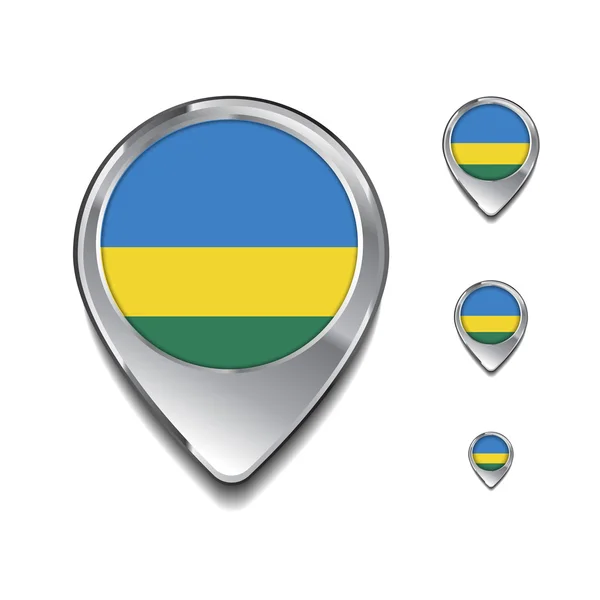 Rwanda map pin Vector Art Stock Images | Depositphotos